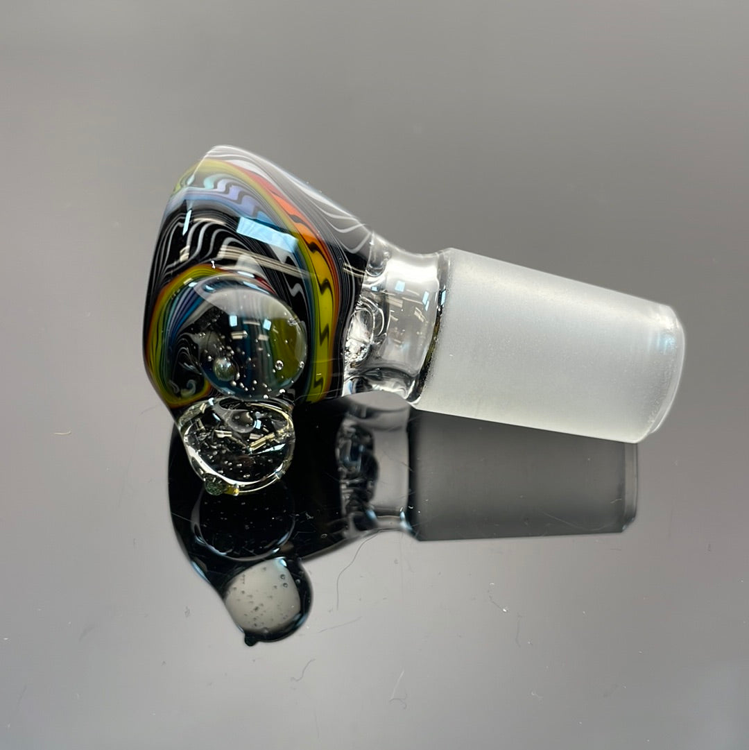 Titz 18mm 4 Hole Line Worked Boob Bowl – glassology