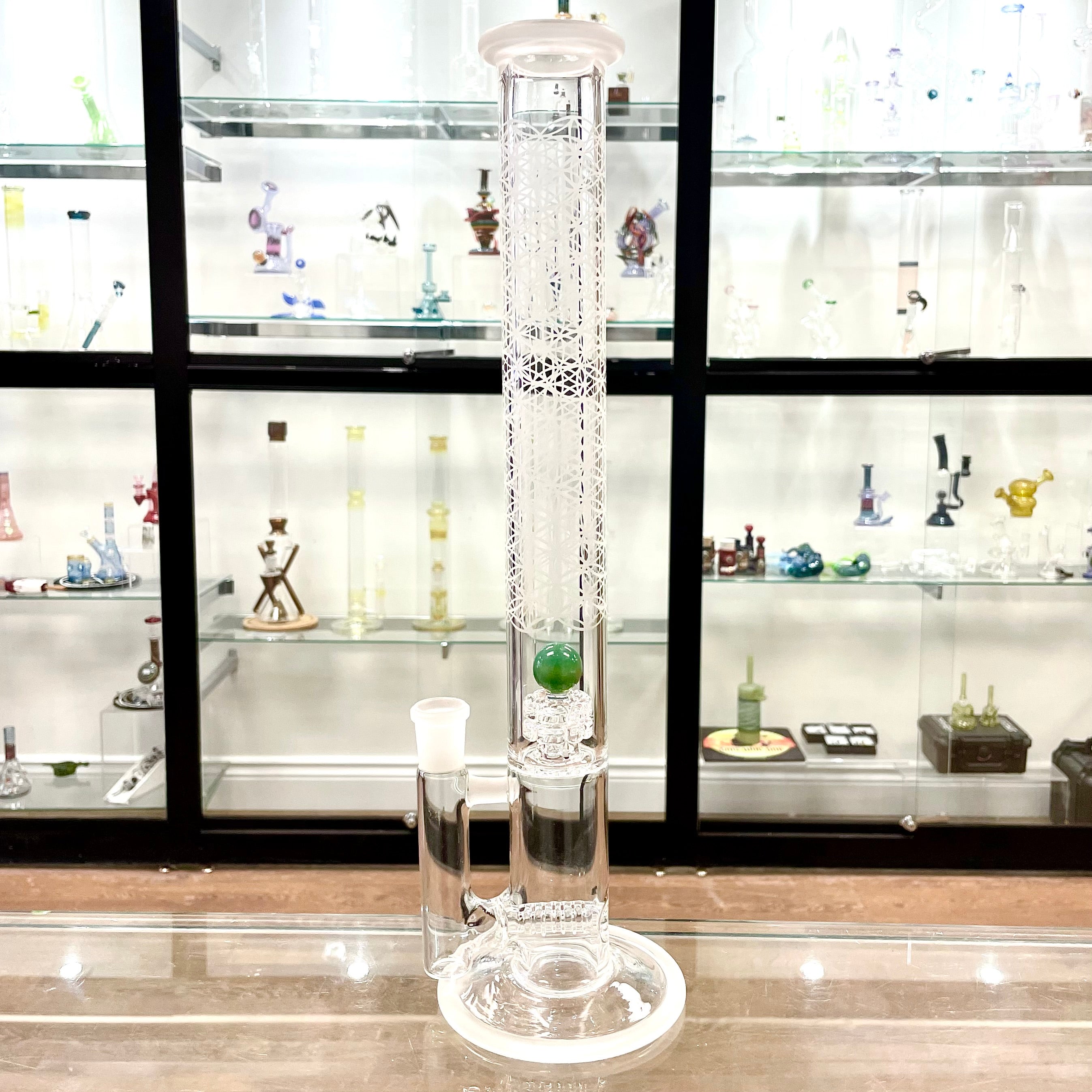 Gnob Glass 44mm Reactor Stemline w/ Sandblasting - #11 – glassology