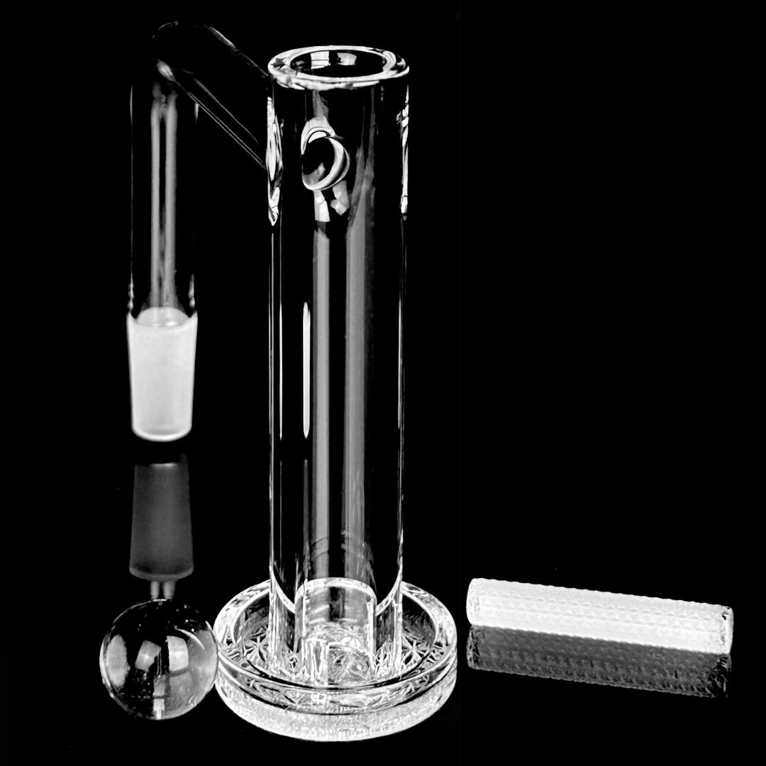 Eternal Quartz Terp Splitter Tower - Clear w/ SE Lattice Pillar ...