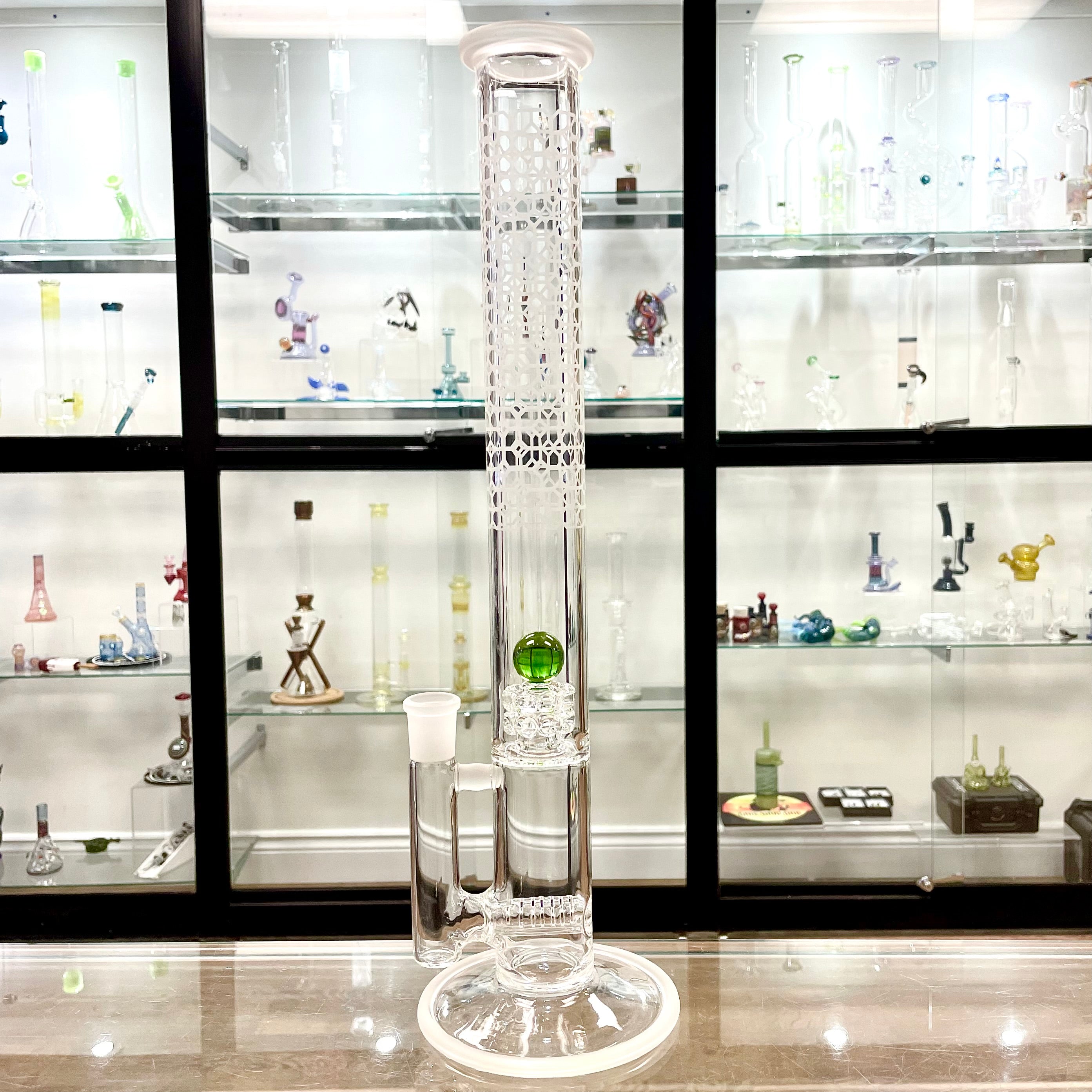 Gnob Glass 44mm Reactor Stemline w/ Sandblasting - #5 – glassology