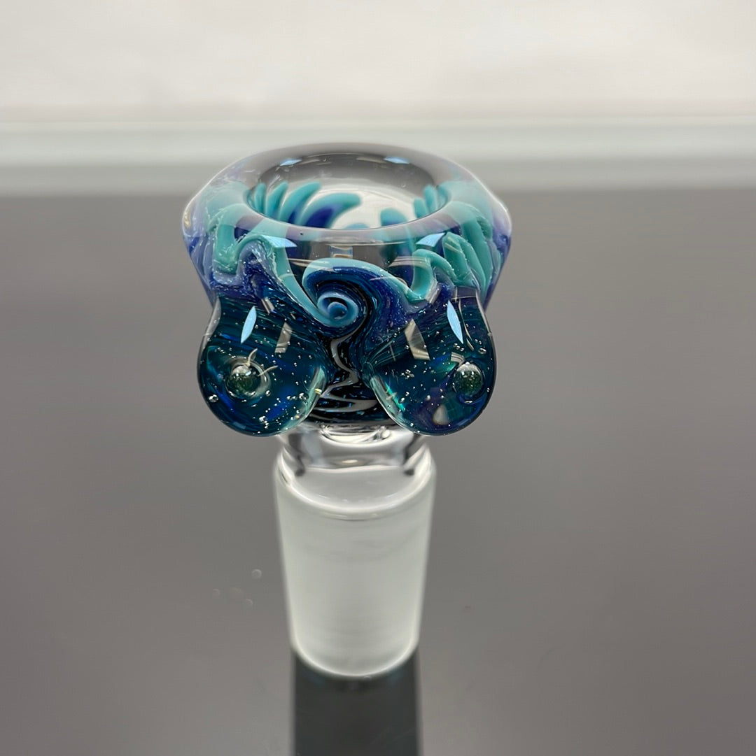 Titz 18mm 4 Hole Line Worked Boob Bowl – glassology